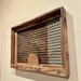 Barn Wood Shadow Box Fan Display - Etsy