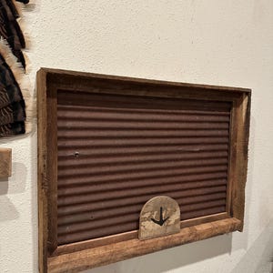 Barn Wood Shadow Box Fan Display - Etsy