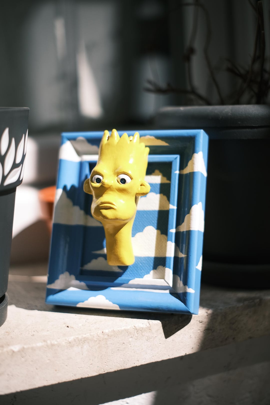Sculpture bart Simpson on Polymer Clay - Etsy