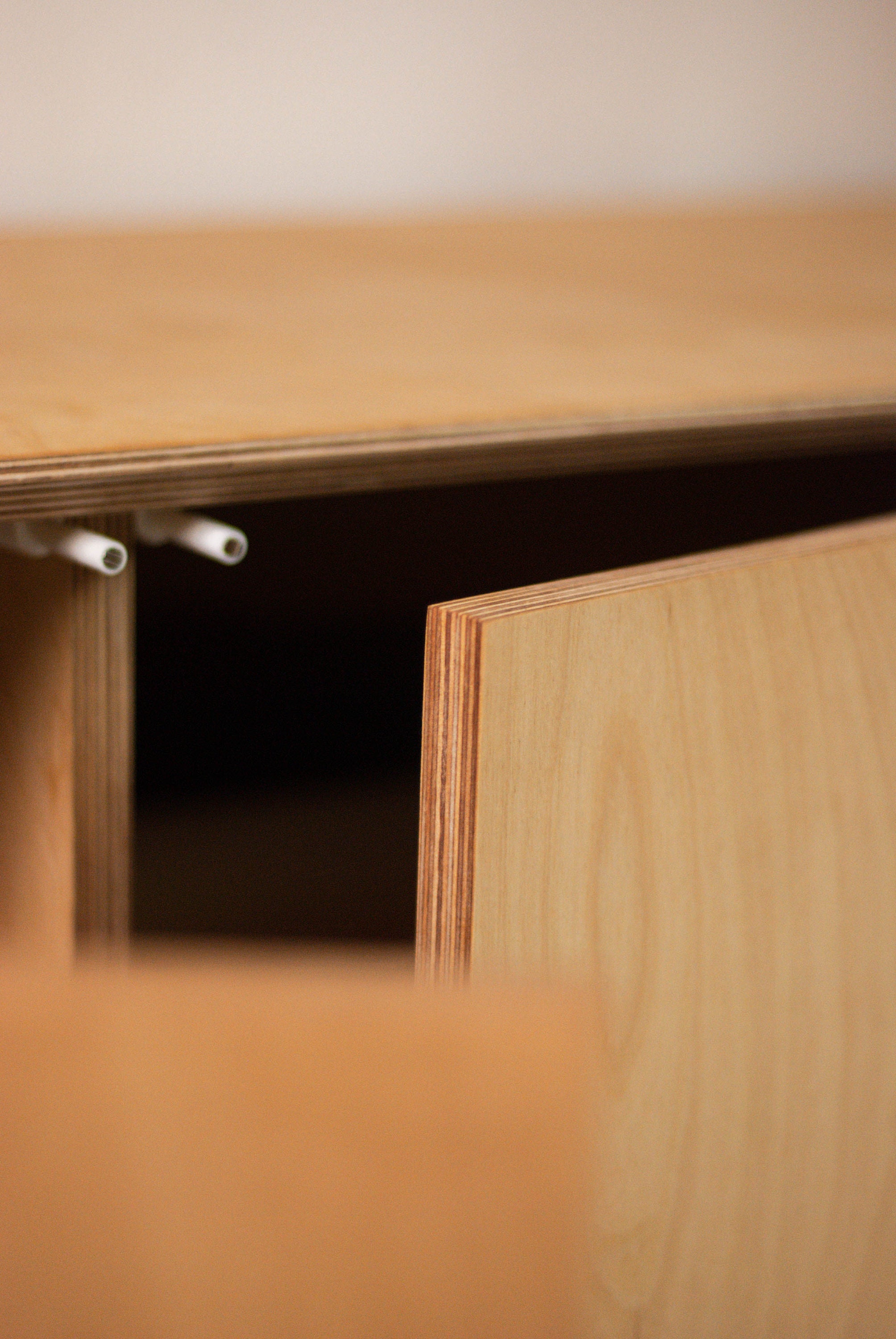 Plywood Sideboard/tv Stand/media/cabinet Console/tv Storage Console ...