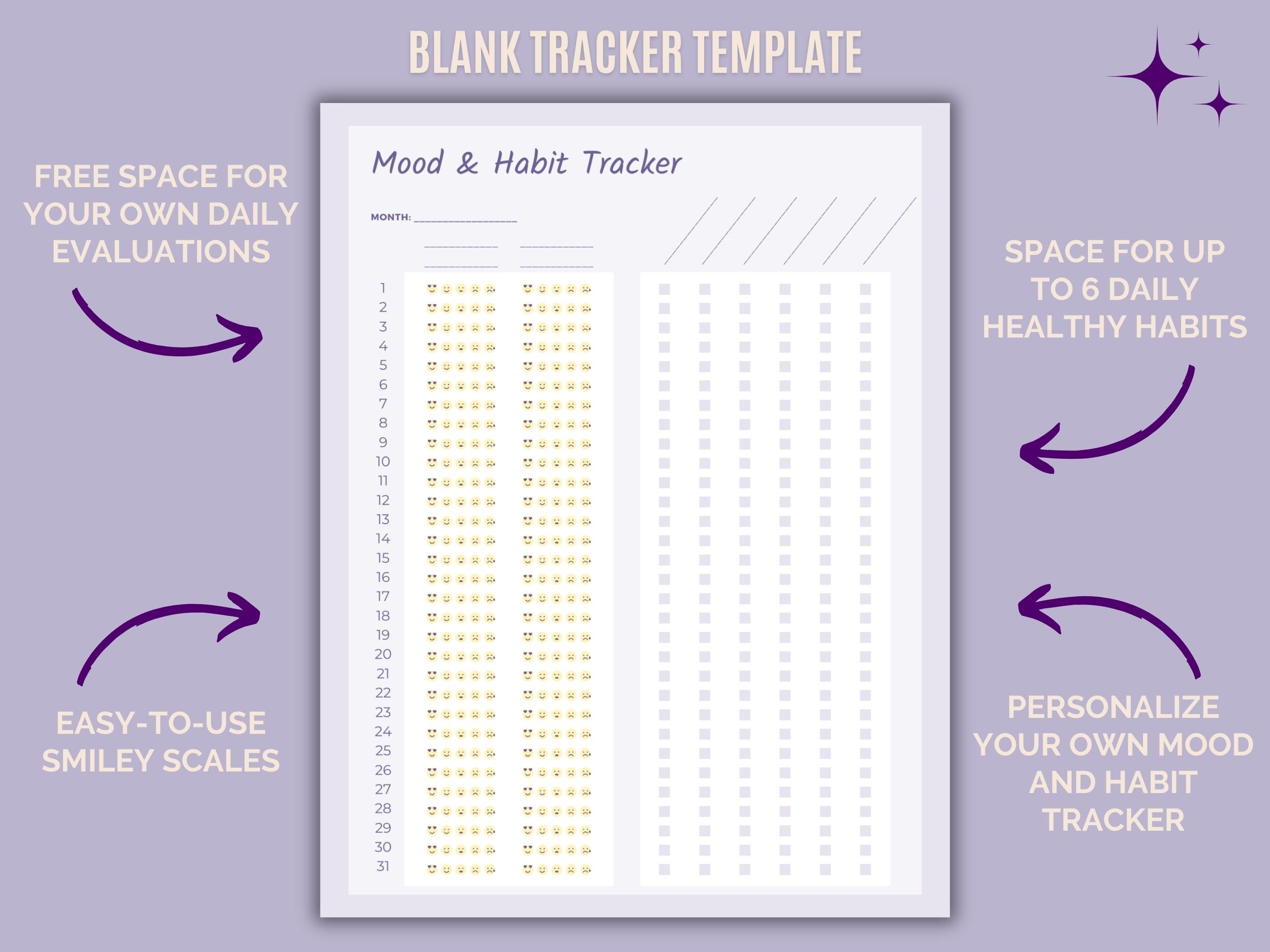 Conduct Disorder Mood & Habit Tracker Monthly Tracker - Etsy