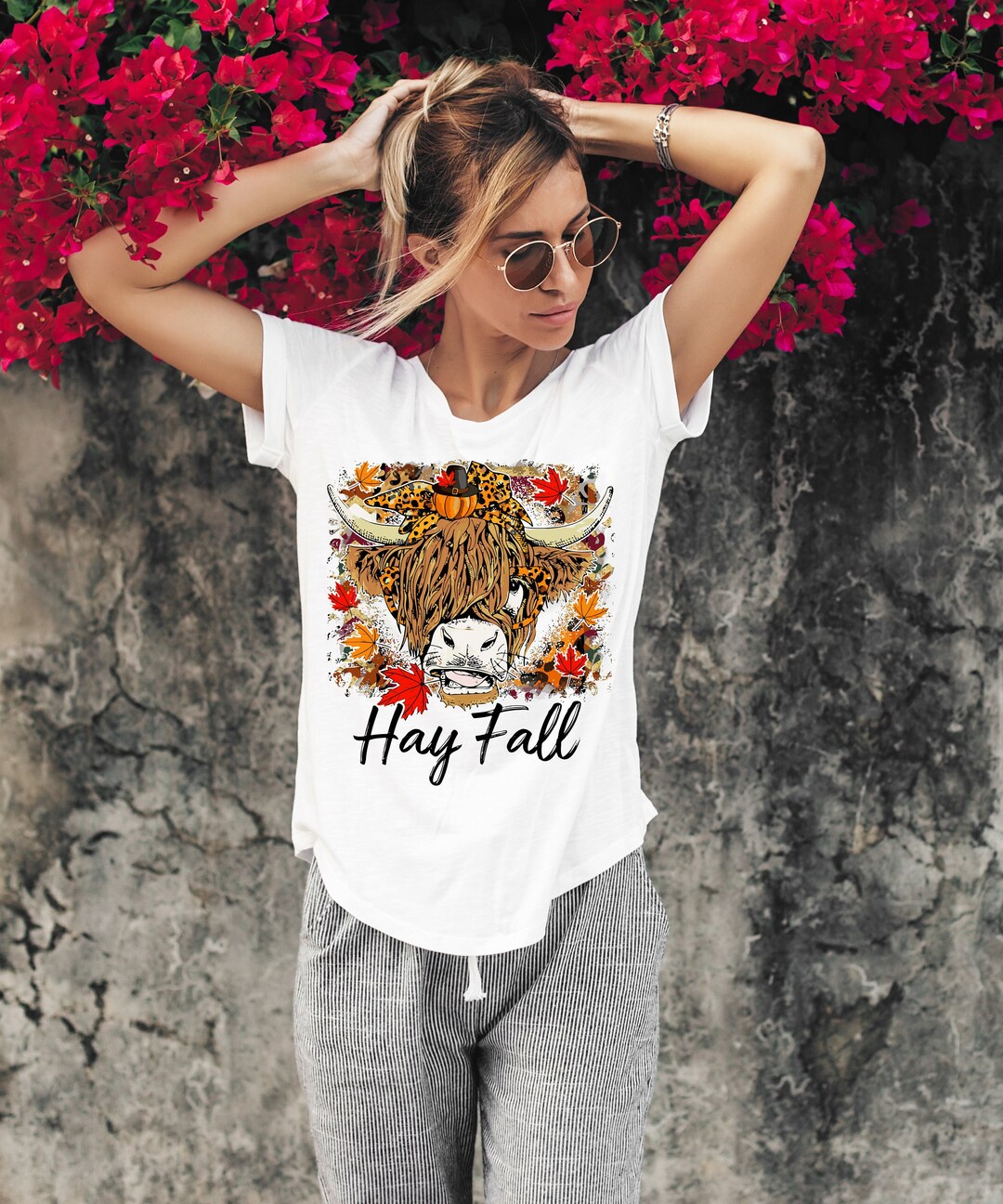 Hay Fall Cow Png Sublimation Design, Fall Png, Hello Fall, Cow Png ...