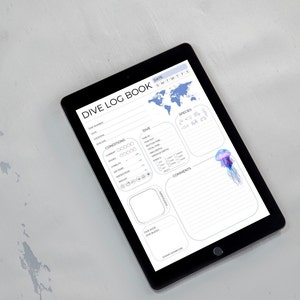 Digital Dive Log Book - Etsy