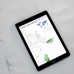 Digital Dive Log Book - Etsy