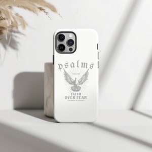 Faith Over Fear Christian Phone Case Tough Phone Cases Christian Merch ...