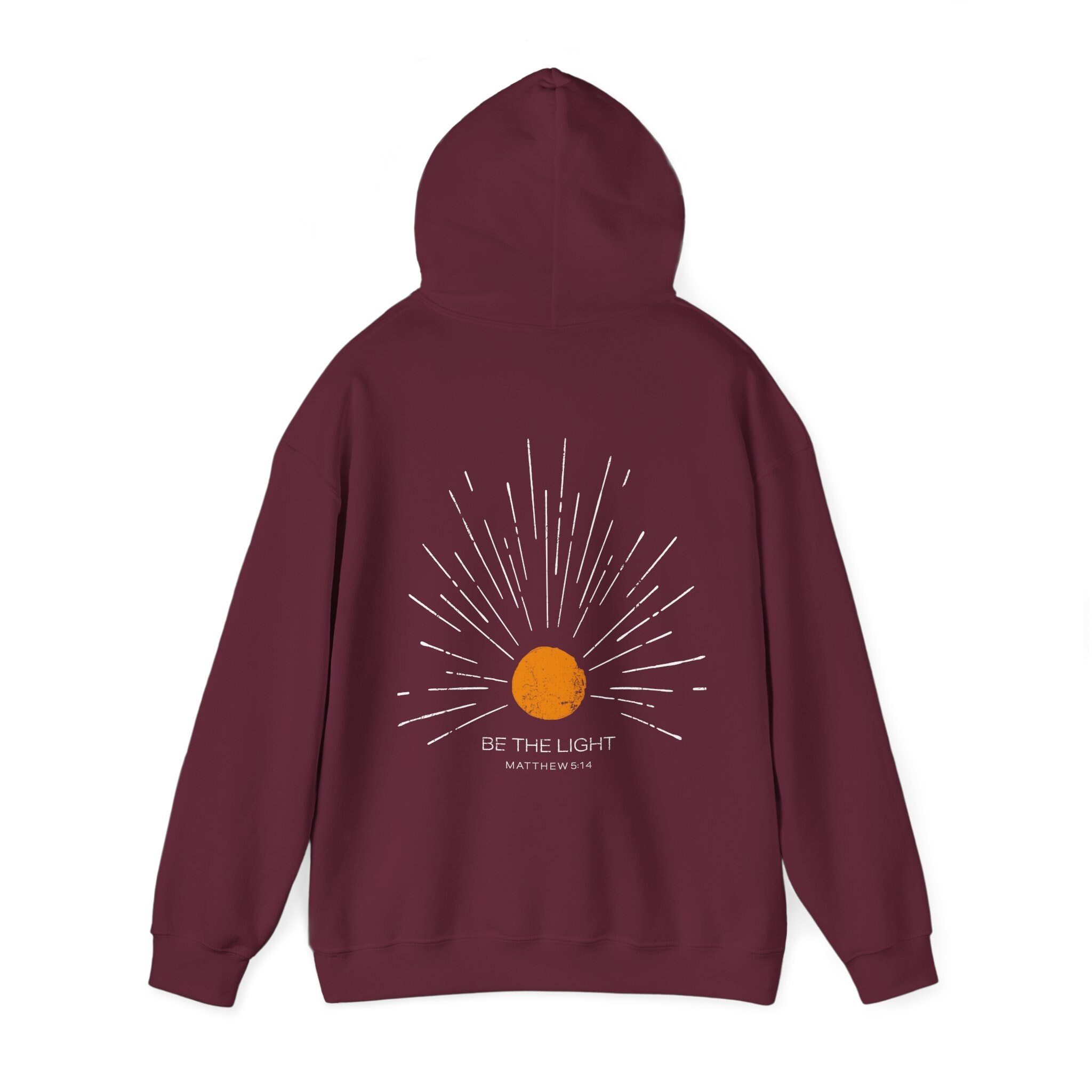 Christian Hoodie Be the Light Sunset Hoodie Christian Streetwear ...