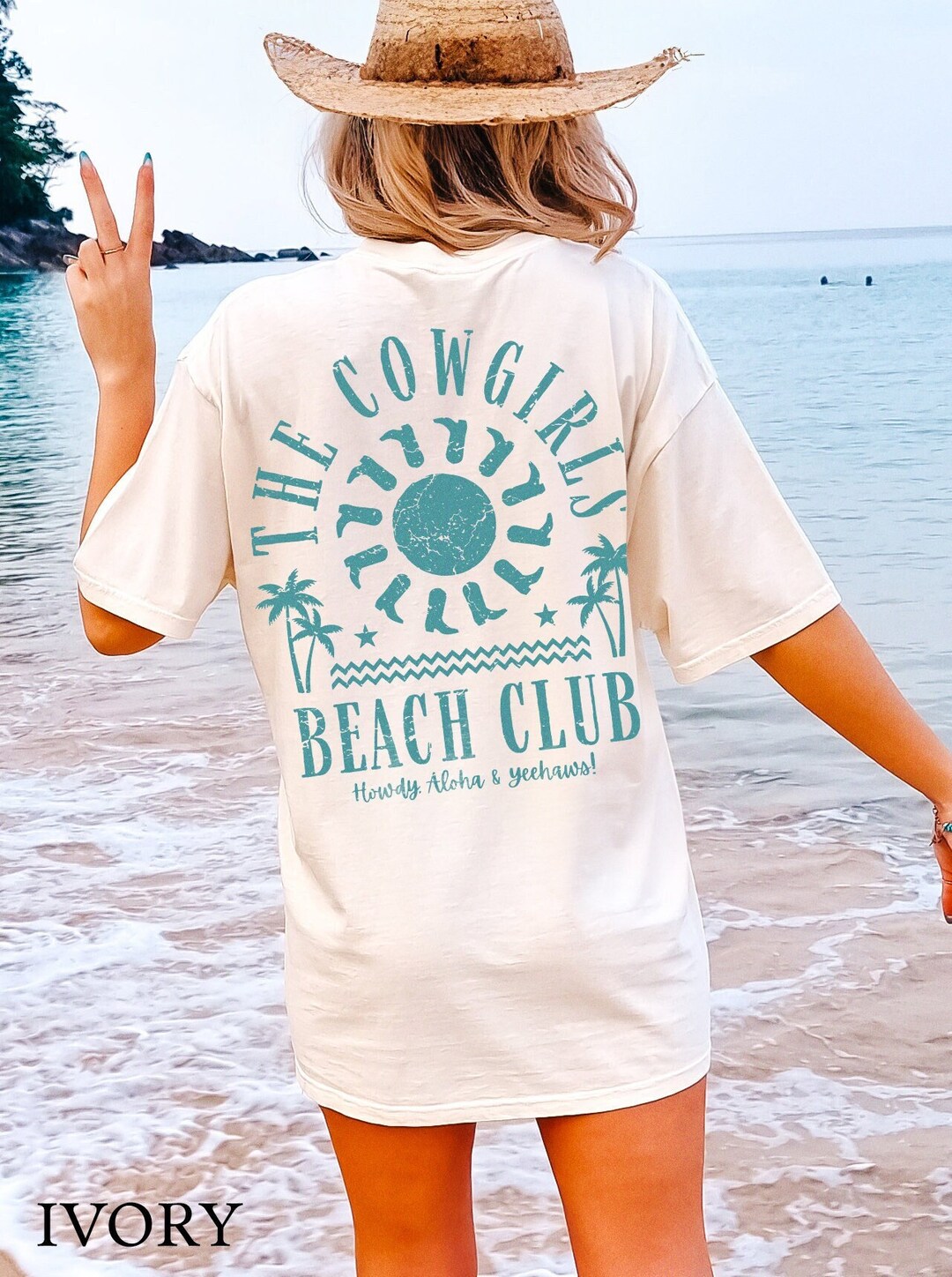 Coastal Cowgirl Coastal Cowgirl Shirt Comfort Colors Howdy Shirt Aloha ...