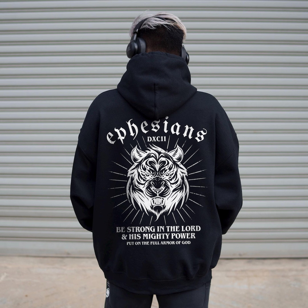 Christian Hoodie Armor of God God Sweatshirt Jesus Hoodie Christian ...