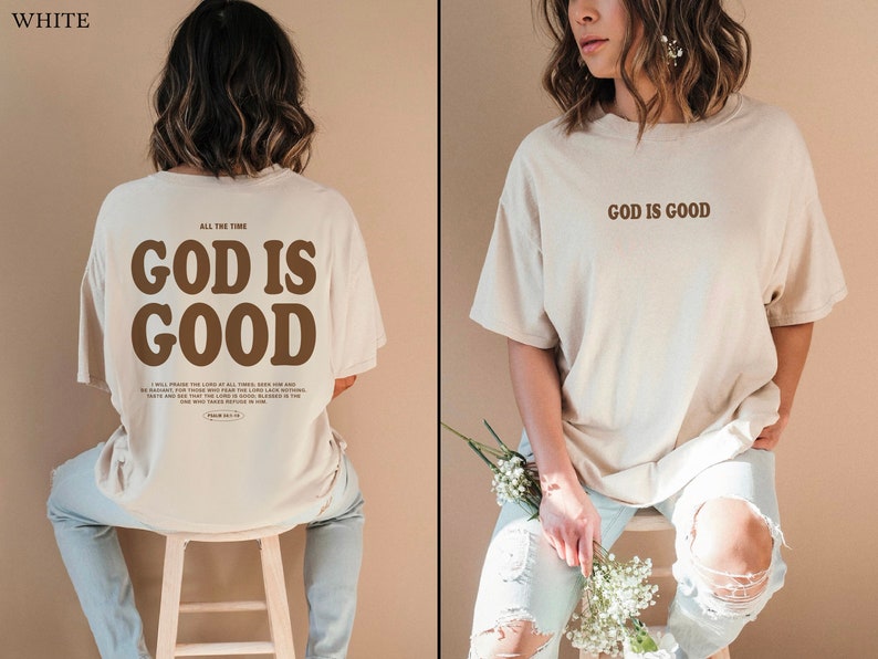 God is Good Christian Crewneck Christian Shirt Christian Streetwear ...