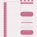 Daily Planner Printable Version in Pink A4 A5 & US Letter - Etsy