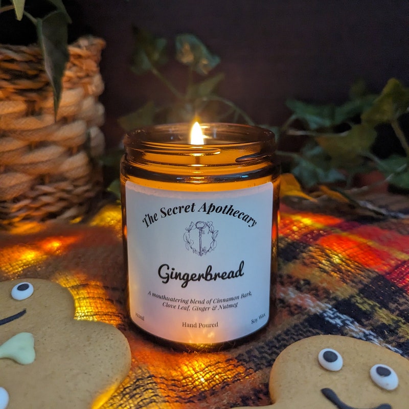 Gingerbread Candles - Etsy