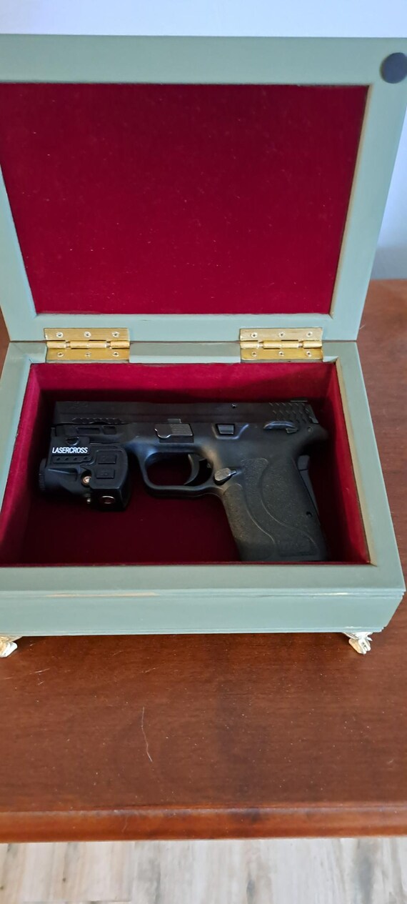 Keepsake Box Green Floral - Gem