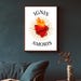 Sacred Heart of Jesus Minimalist Print - (ignis Amoris) DIGITAL ...