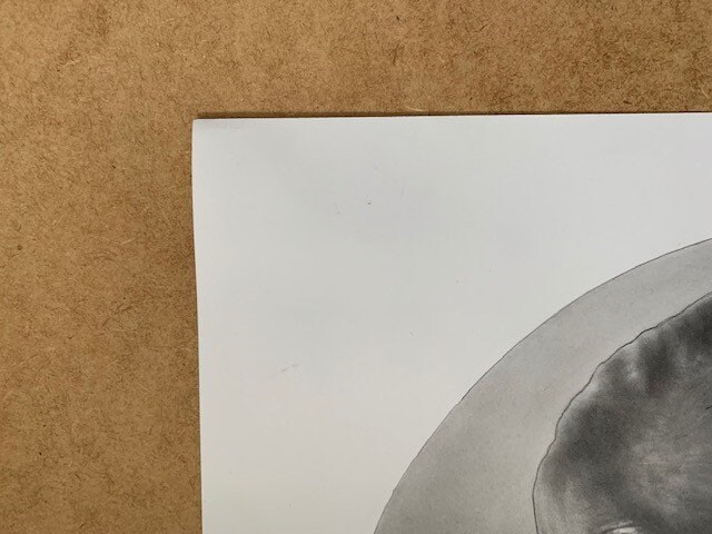 Elephant Pencil Drawing Card Wall Art Home Decor One of a Kind Animal ...