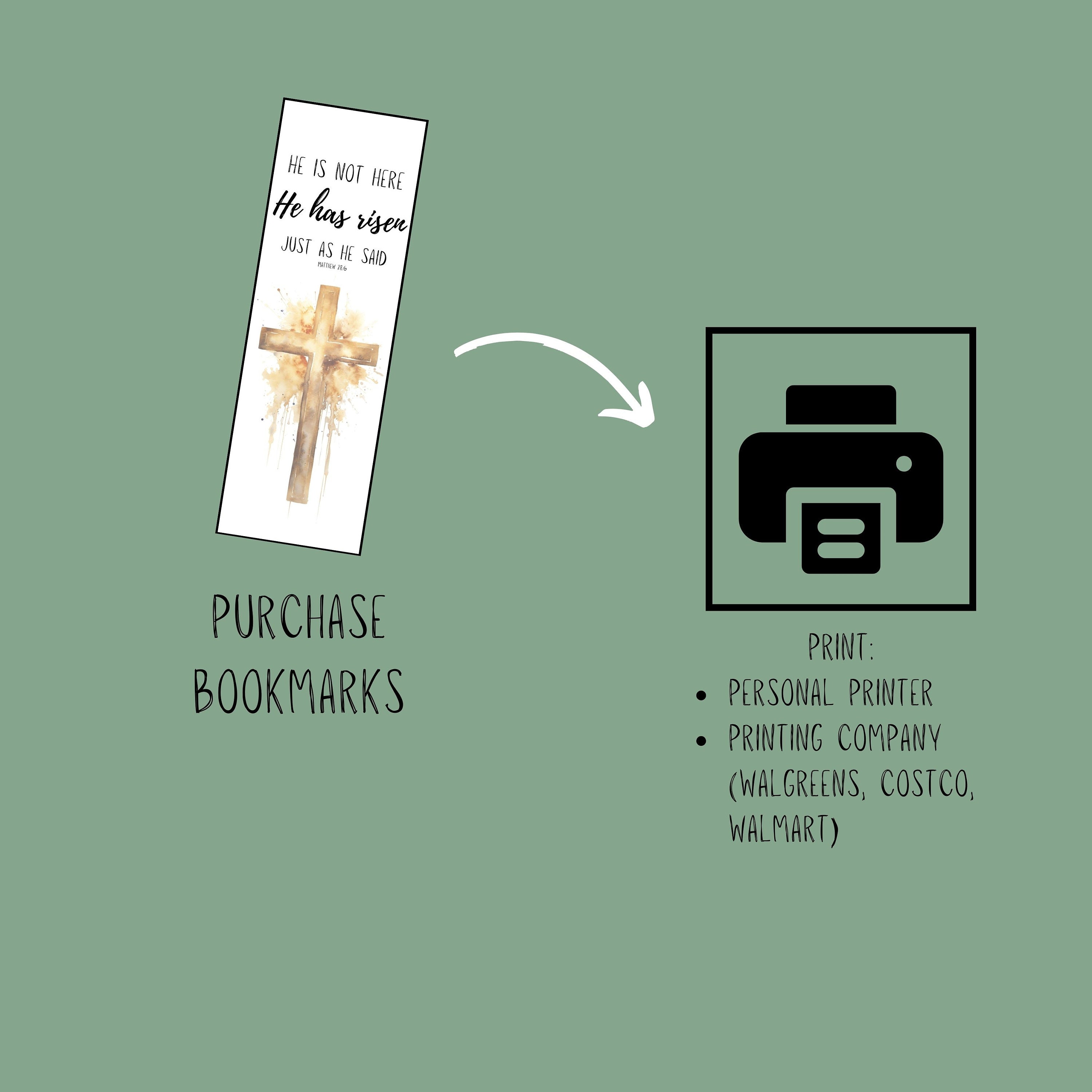 Easter Printable Bookmark, Printable Designs, Digital Instant Download ...