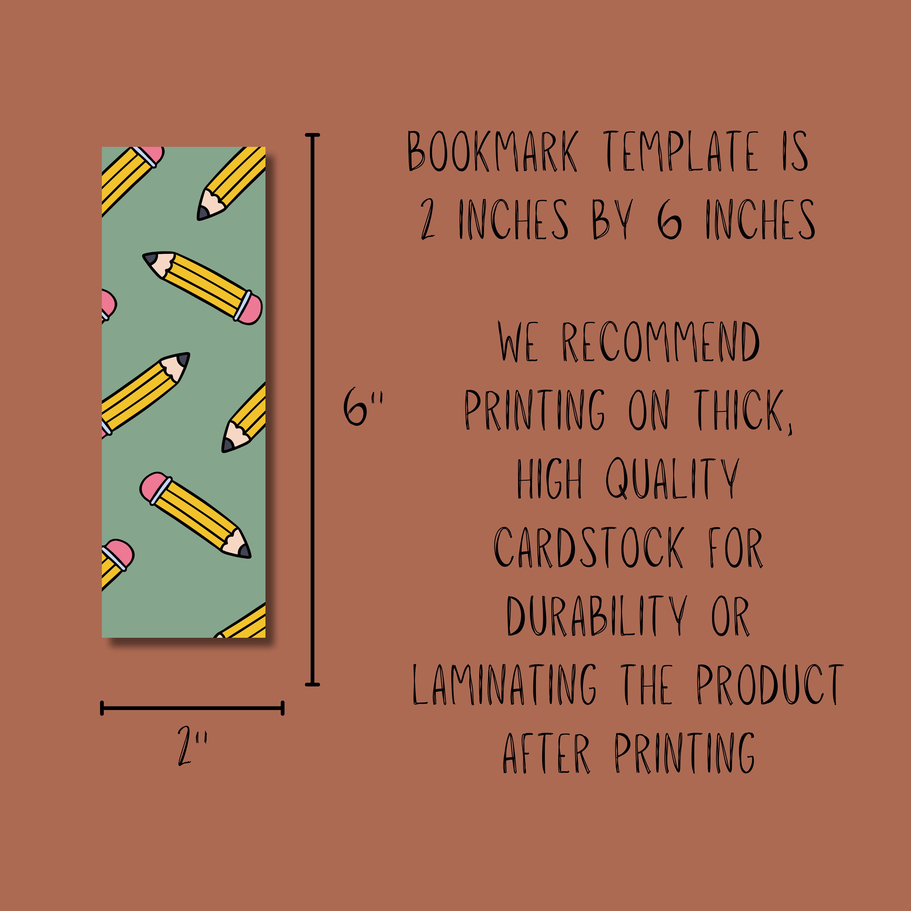 Back to School Printable Bookmarks, 5 Unique Designs, Printable Designs ...
