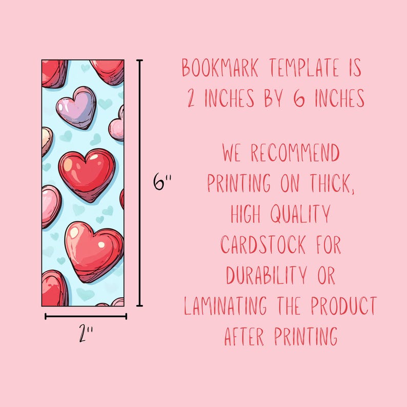 Valentine Printable Bookmarks | Printable Designs | Digital Instant ...