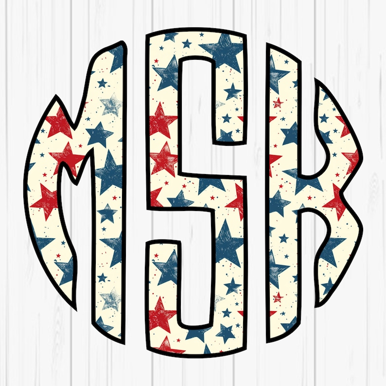 Personalized Circle Monogram SVG,PNG for Crafting, Apparel, Digital ...