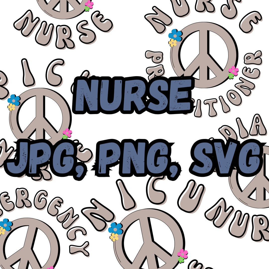 Nurse Digital Design, Instant Download for Creative Products - Etsy