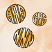 Circle Monogram Embroidery Bundle | Instant Download | Machine ...