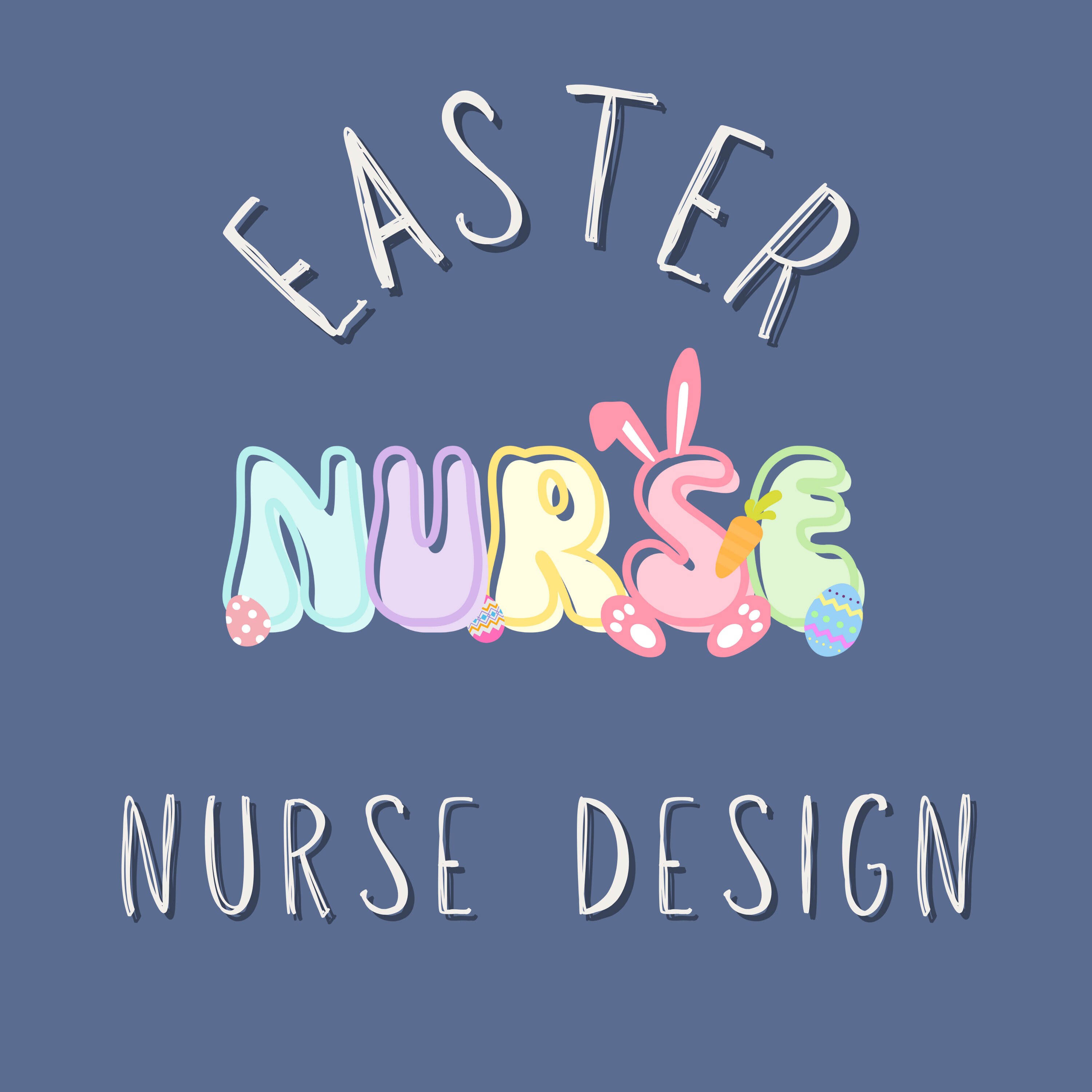 Nurse Easter Digital Design, Instant Download for Creative Products - Etsy