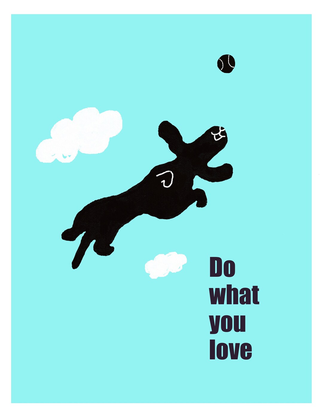 Digital Print Cute Dachshund Dog Poster - Etsy