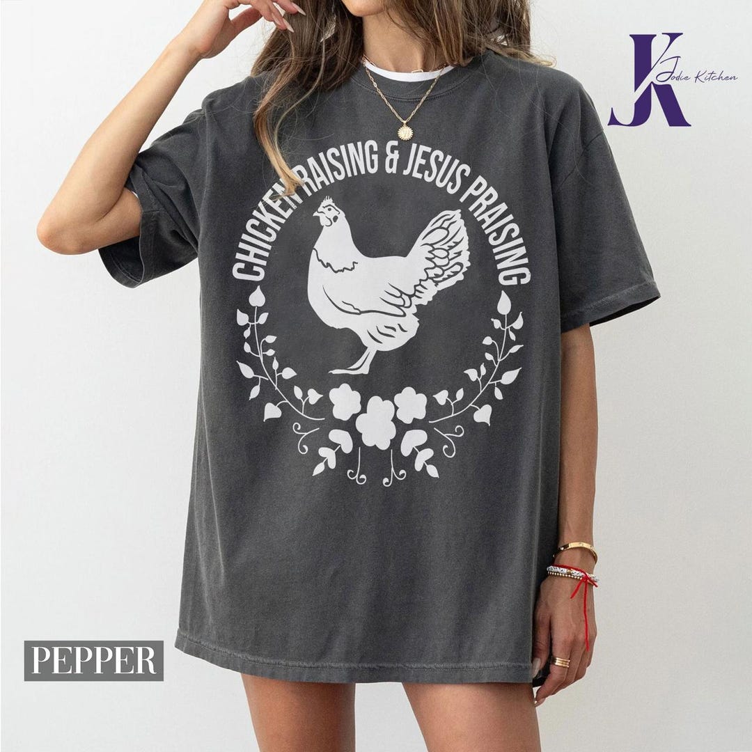 Chicken Raising & Jesus Praising PNG Instant Download, Chicken Raising ...