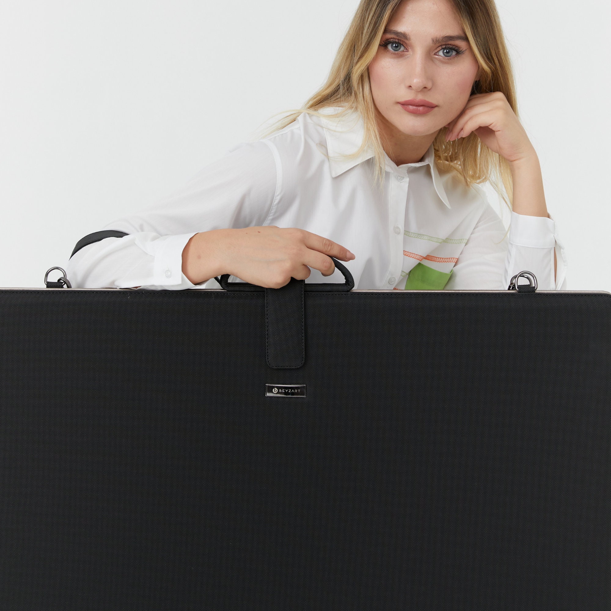 Oversized Business Portfolio Bag, Luxury Art Portfolio Case, 100% ...