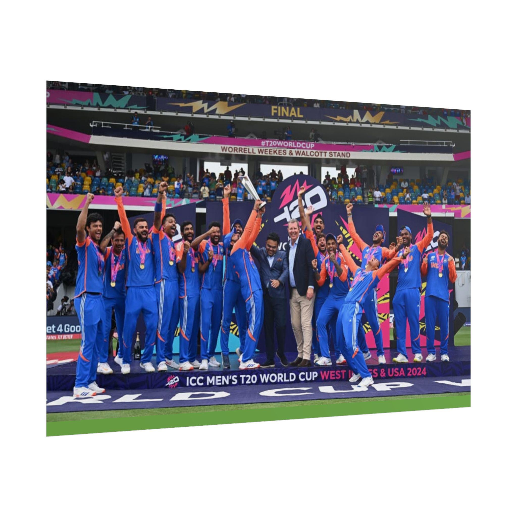 Indian Cricket Wall Art | 2024 Cricket World Cup Poster | Cricket World ...