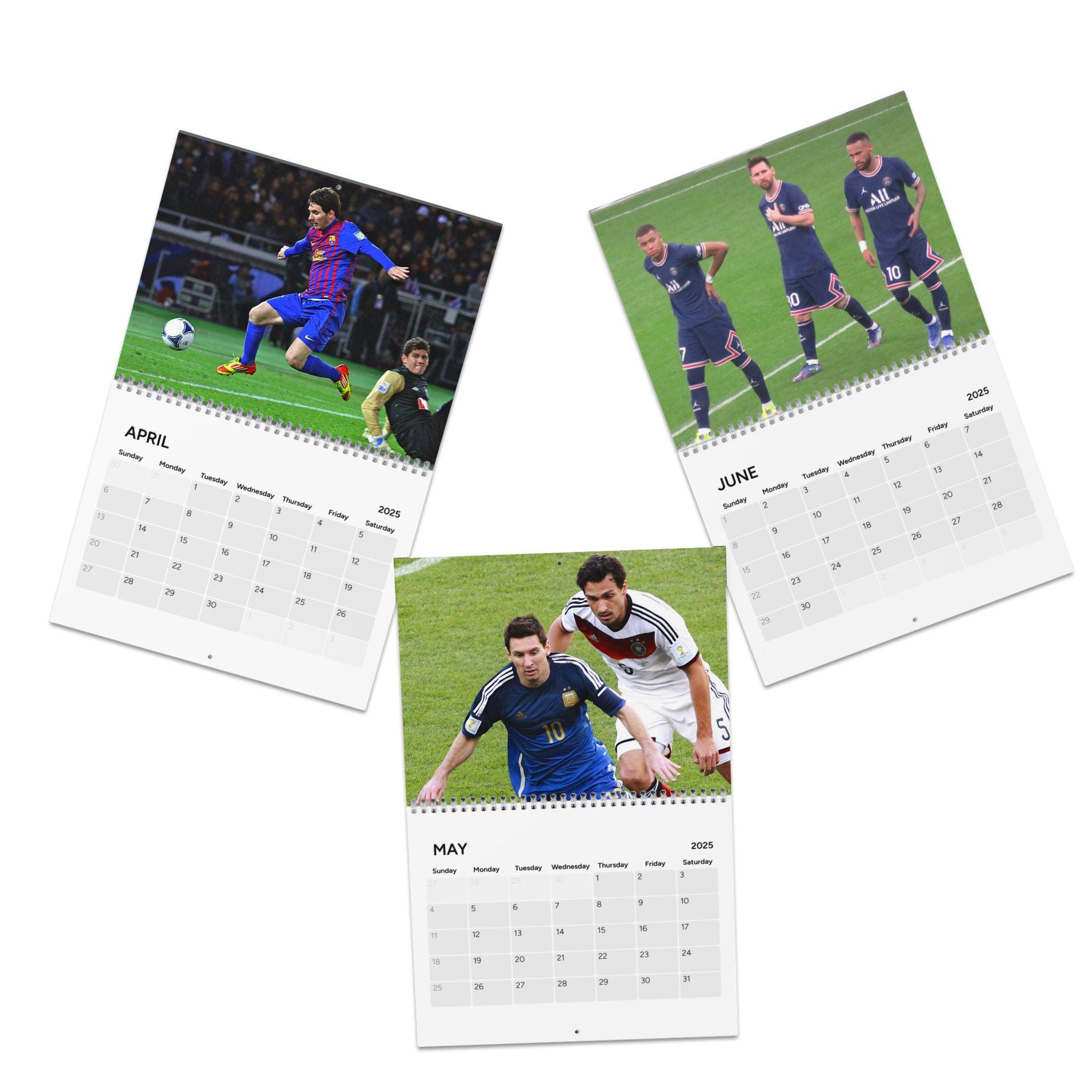 Lionel Messi 2025 Wall Calendar - Argentina World Cup Soccer Team Gift ...