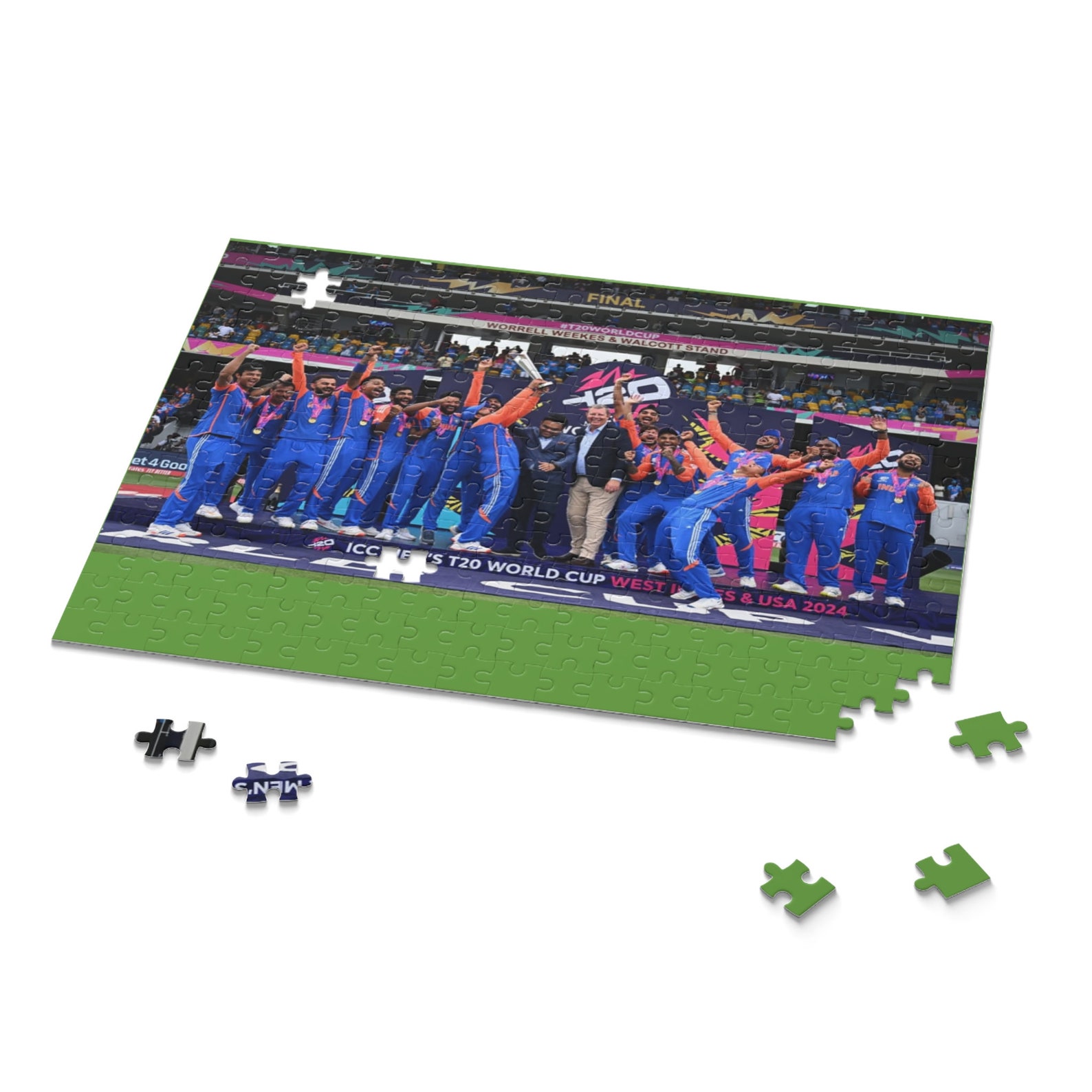 Indian Cricket Picture Puzzle | 2024 Cricket World Cup 500 Piece Puzzle ...
