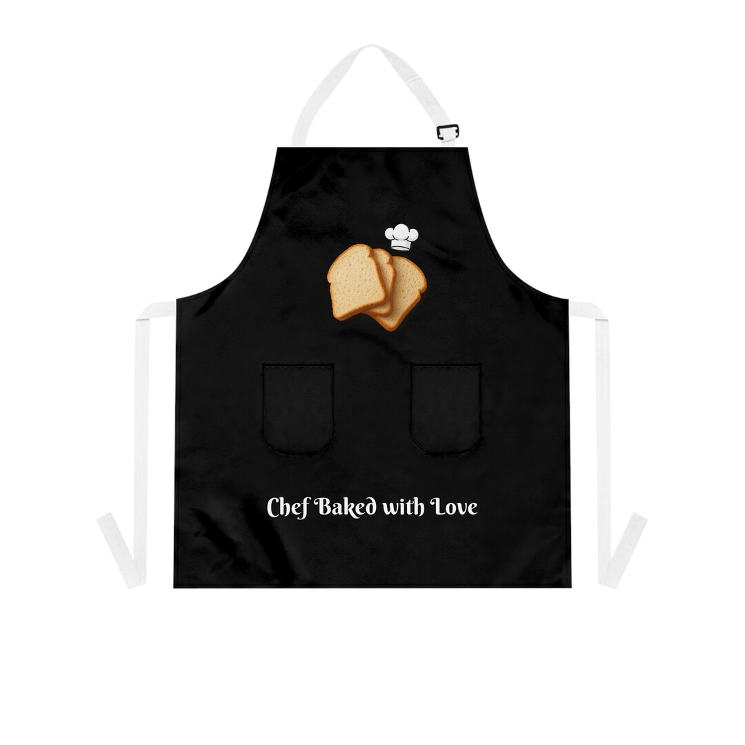 Baking Bread Slice Apron, Custom Apron, Aprons for Women, Chef Apron ...