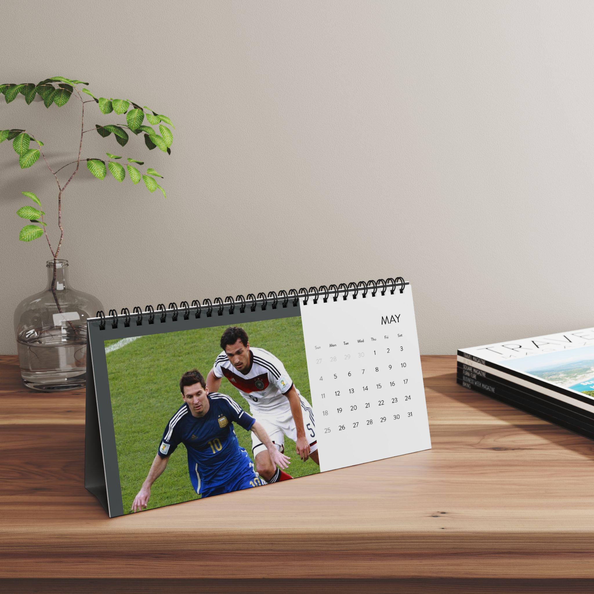 Lionel Messi 2025 Desk Calendar - Argentina World Cup Football Lover ...