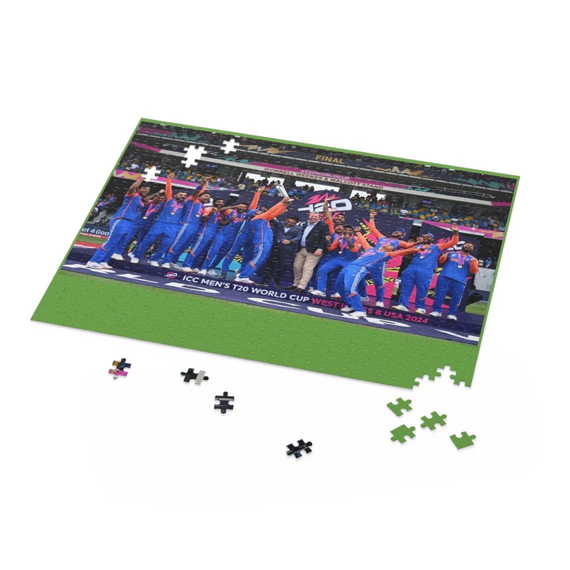 Indian Cricket Picture Puzzle | 2024 Cricket World Cup 500 Piece Puzzle ...