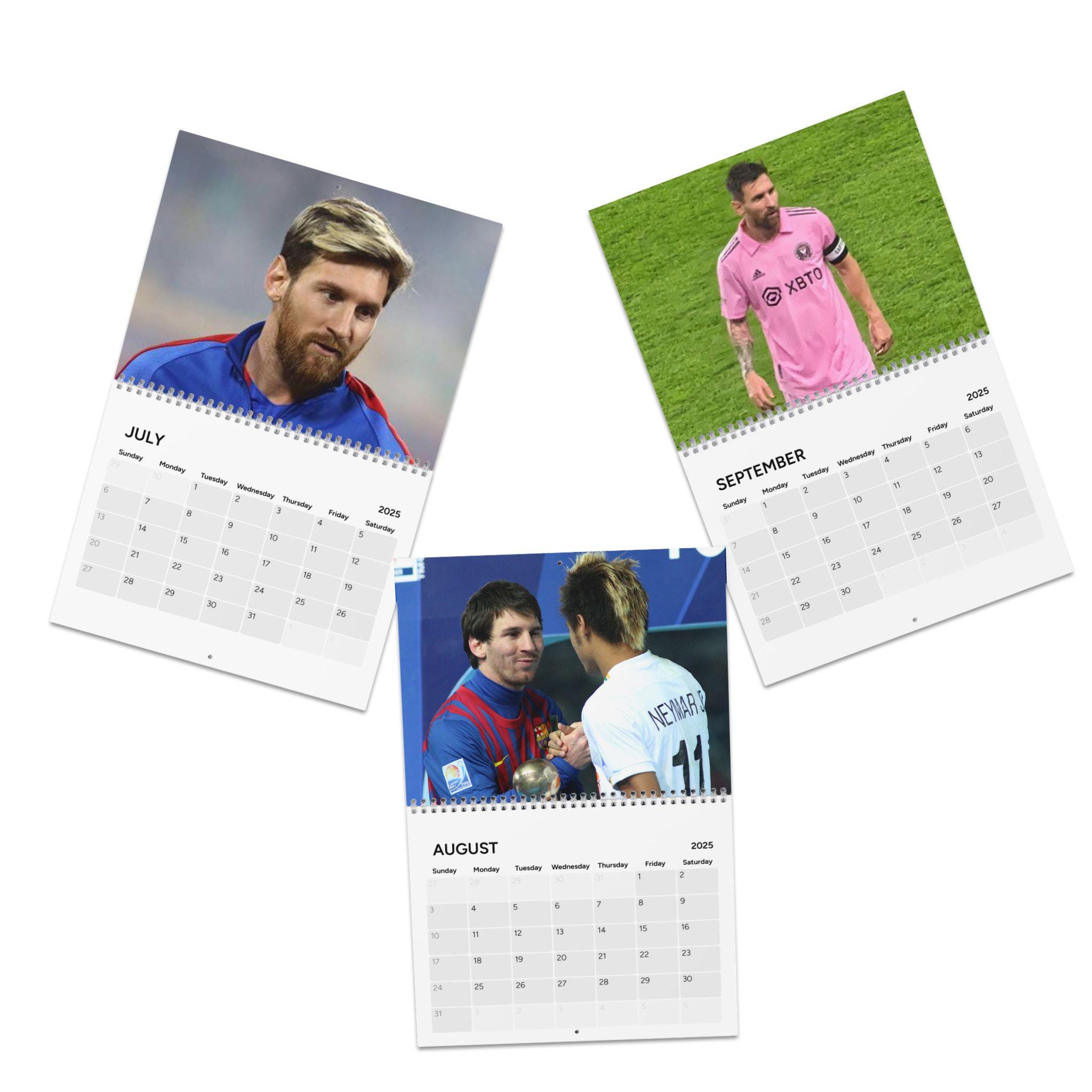 Lionel Messi 2025 Wall Calendar - Argentina World Cup Soccer Team Gift ...