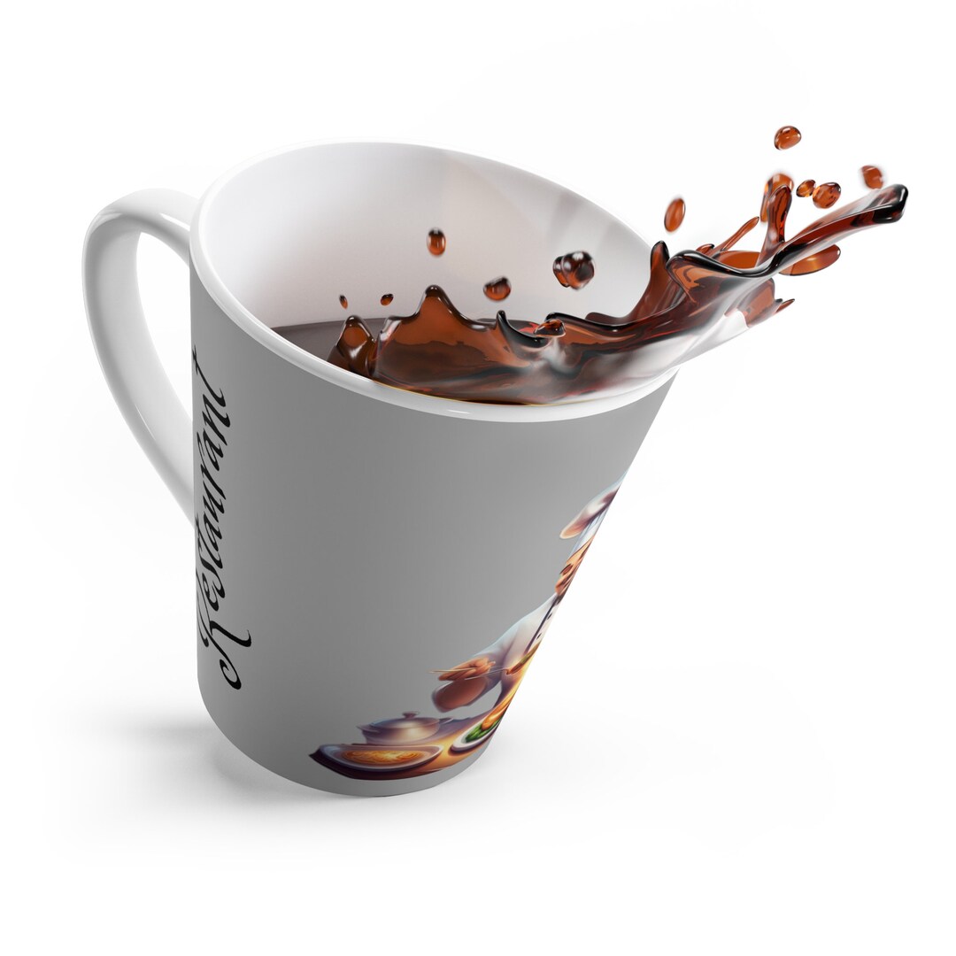 Personalized Latte Mugs: Unique Gifts for Restaurant Owners - Etsy