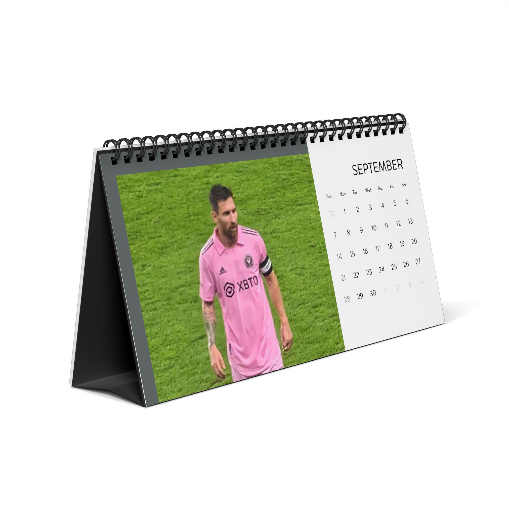 Lionel Messi 2025 Desk Calendar - Argentina World Cup Football Lover ...