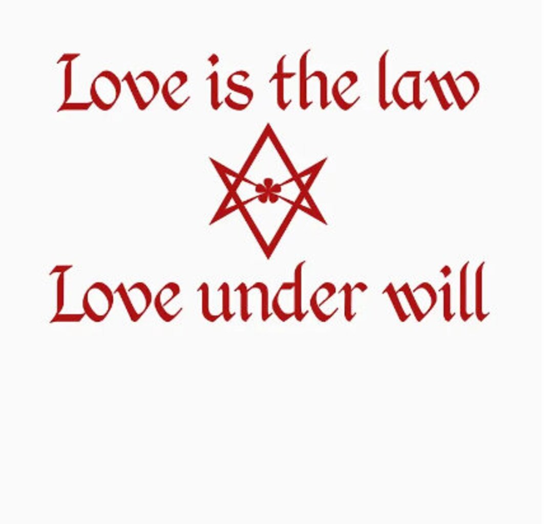 THELEMA Bg XXX LOVE Pact - Etsy