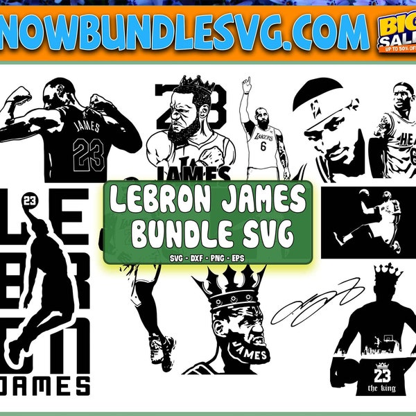 Lebron James Vector - Etsy