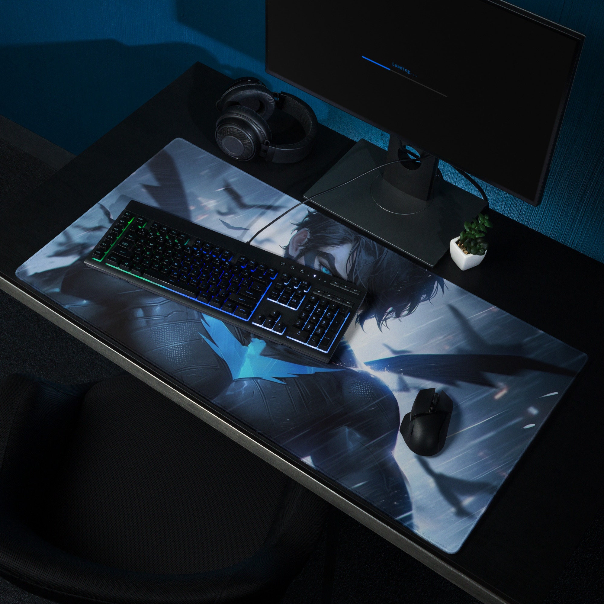 Nightwing Gaming Mouse Pad - Etsy