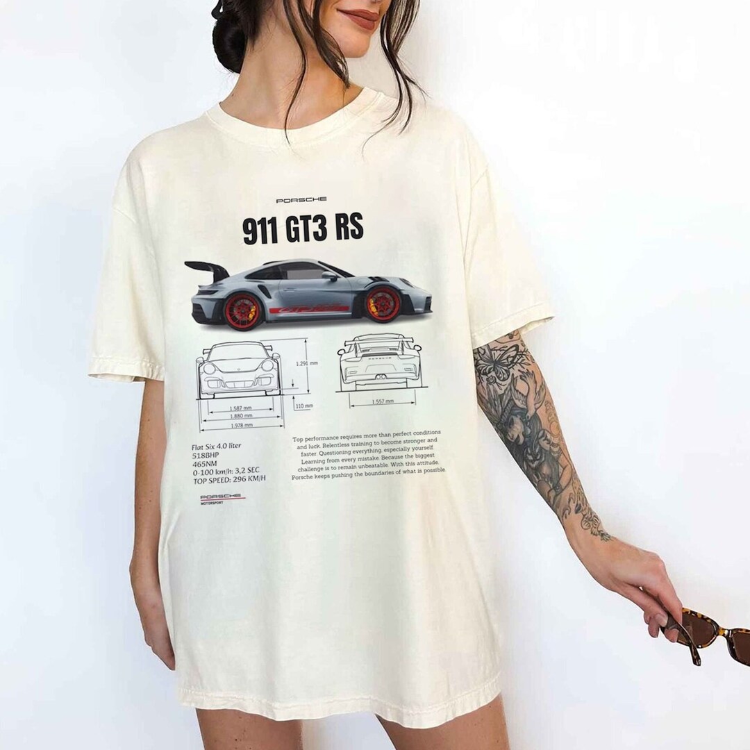The Porsche 911 GT3 RS Shirt Graphic Comfort Color - Etsy
