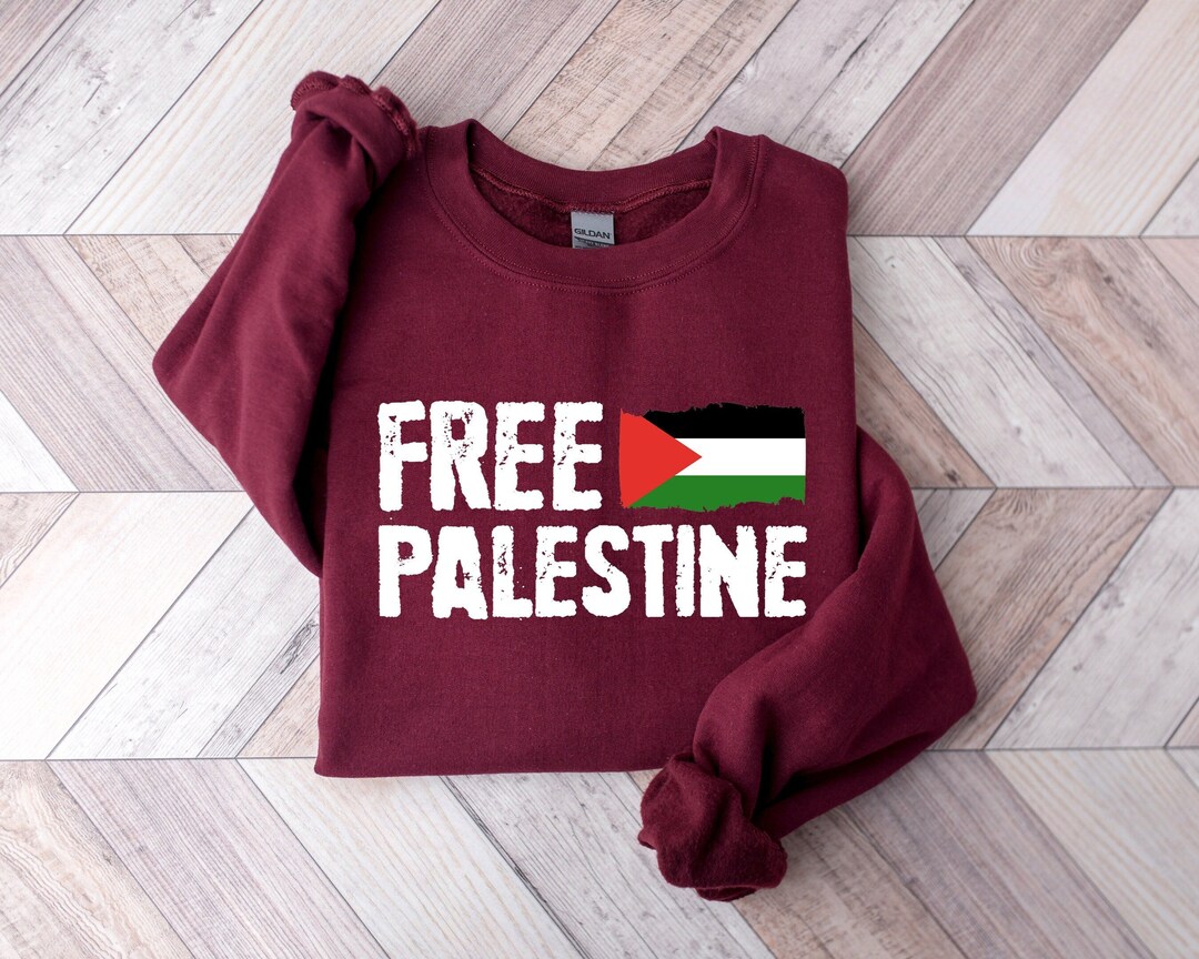 Palestine Sweatshirt Free Palestine Sweater Palestine Flag - Etsy