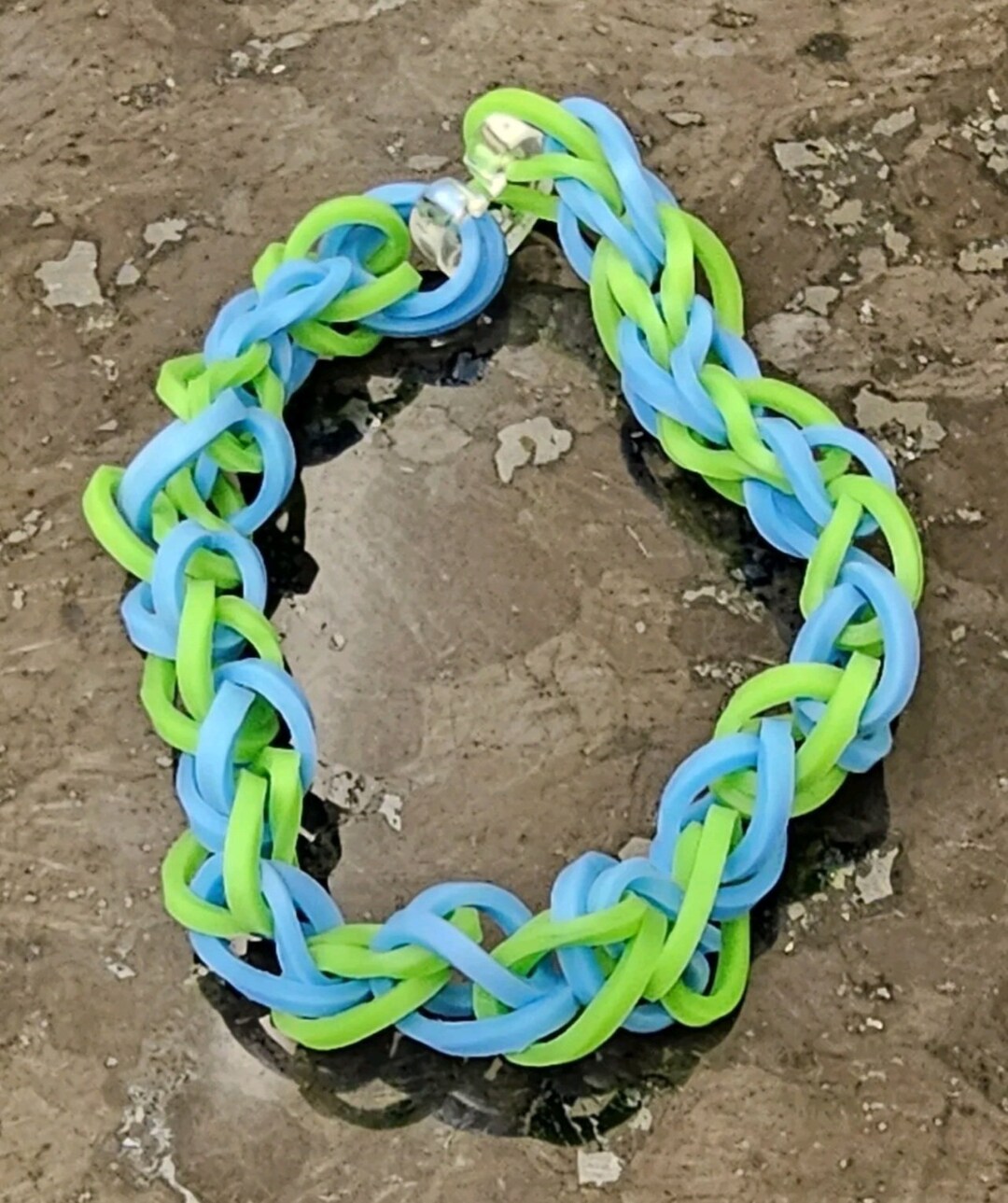 Loom Rubber Band Bracelet =》pick Your 2 Colors to Order - Etsy