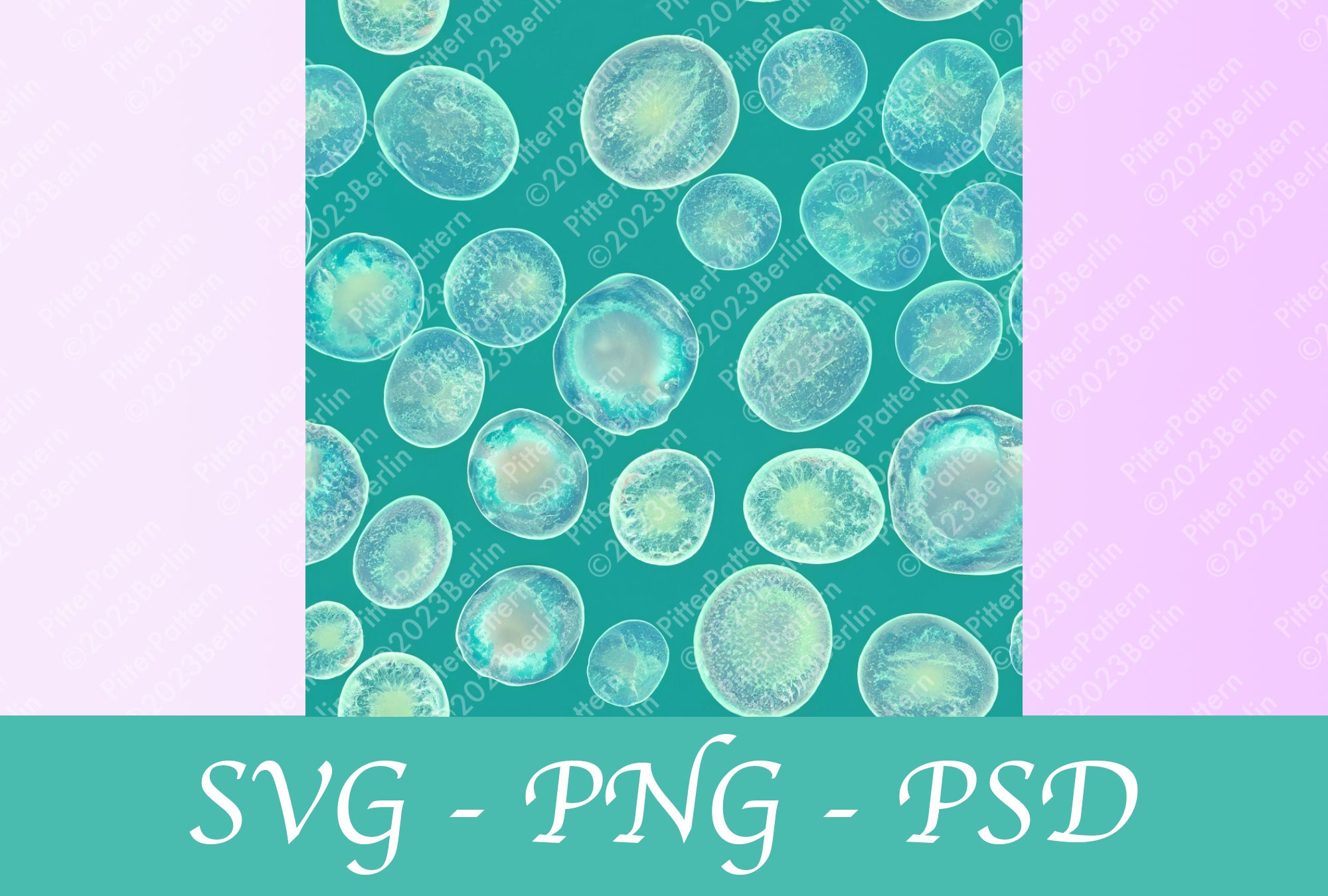 Jelly Cells SEAMLESS PATTERN for Print - Etsy