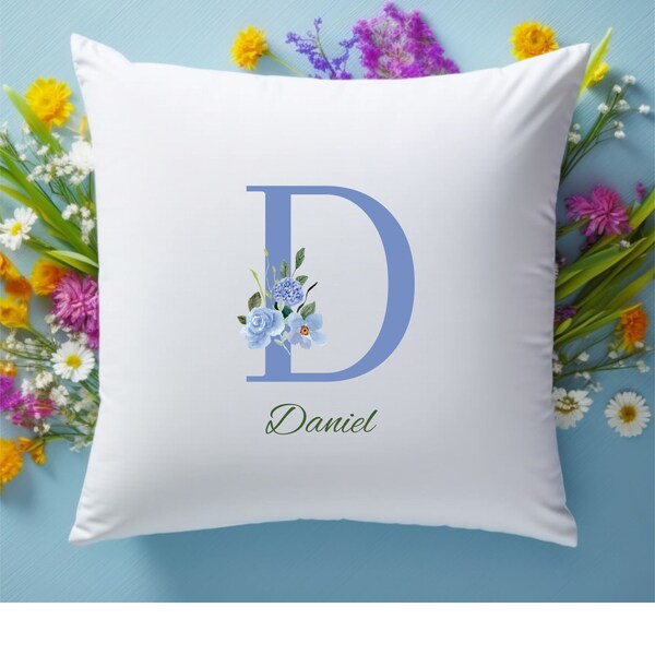 Initial Cushion - Etsy