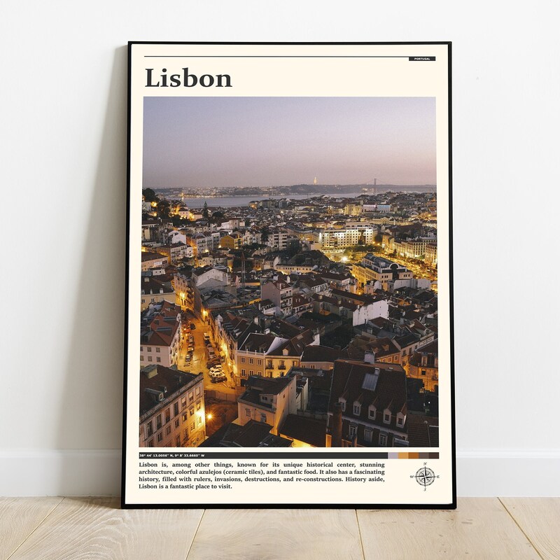 Lisbon Print - Etsy