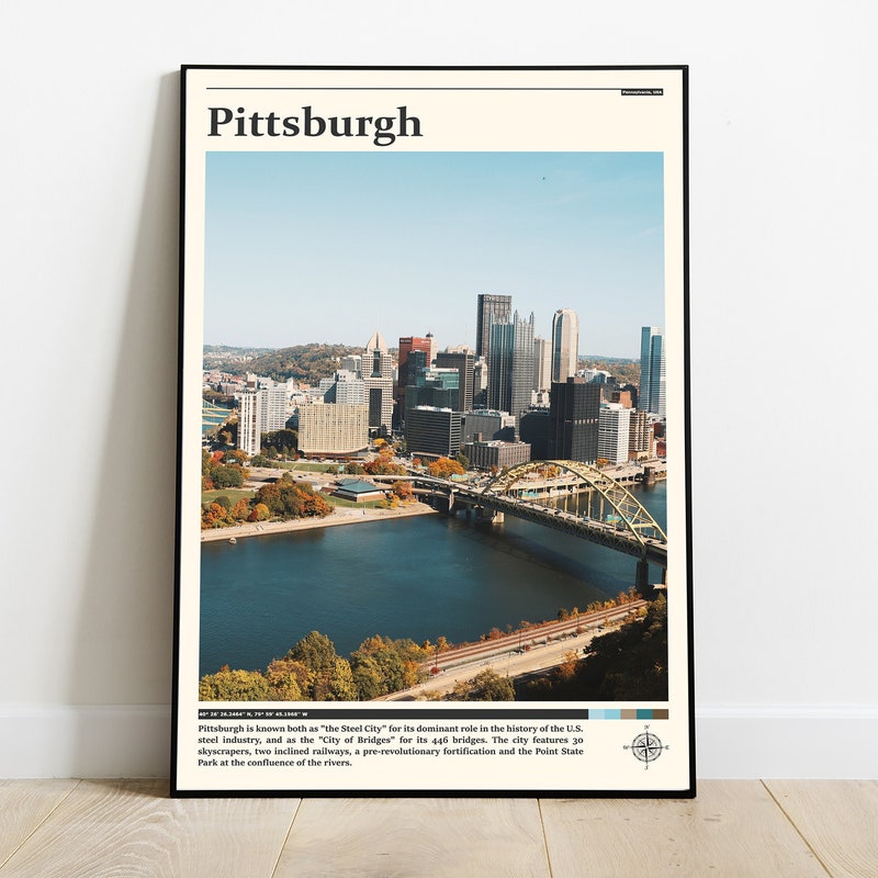 Pittsburgh Print - Etsy