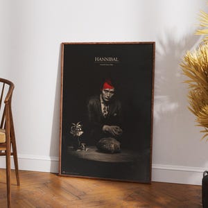 Hannibal Poster Hannibal Lecter Minimalist Tv Series Poster Vintage ...