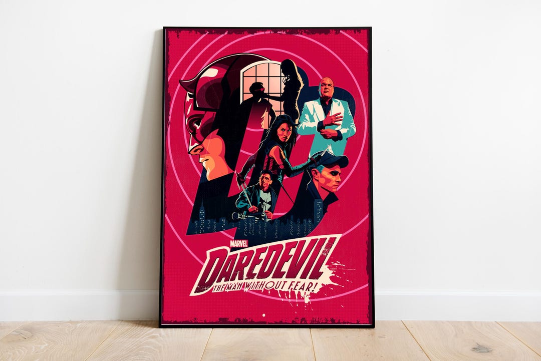 Daredevil Poster - Daredevil - Marvel Print - Custom Poster ...