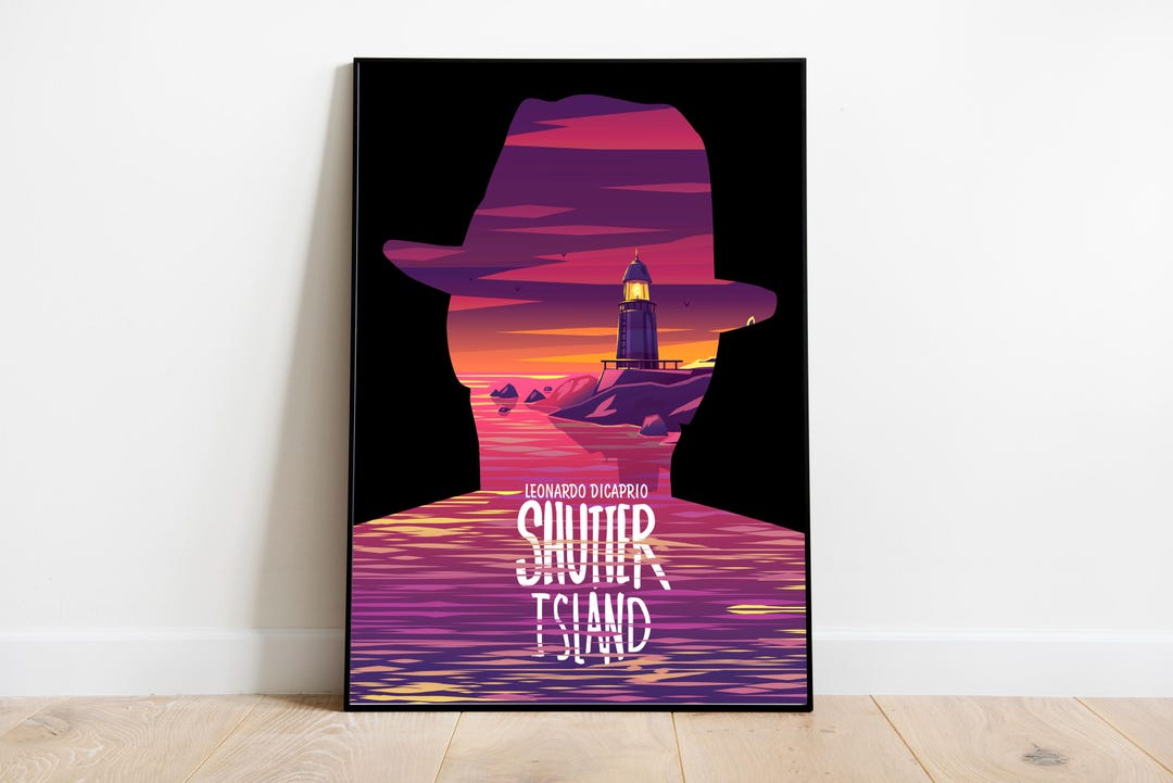Shutter Island Movie Poster: Minimalist Retro Art Print - Etsy